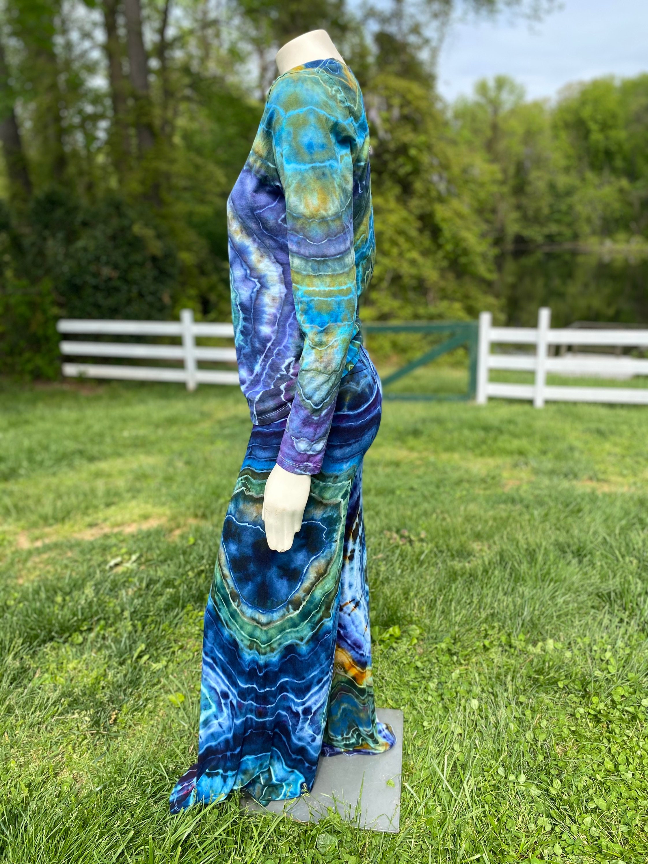 Tie Dye Lounge Set Tie Dye Loungewear Set Hippie Clothes Etsy