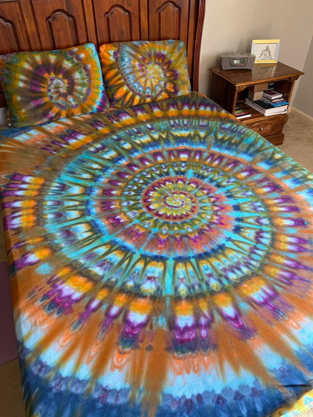 Tie Dye Bedding Tie Dye Sheets Boho Bedding Hippie Sheets - Etsy