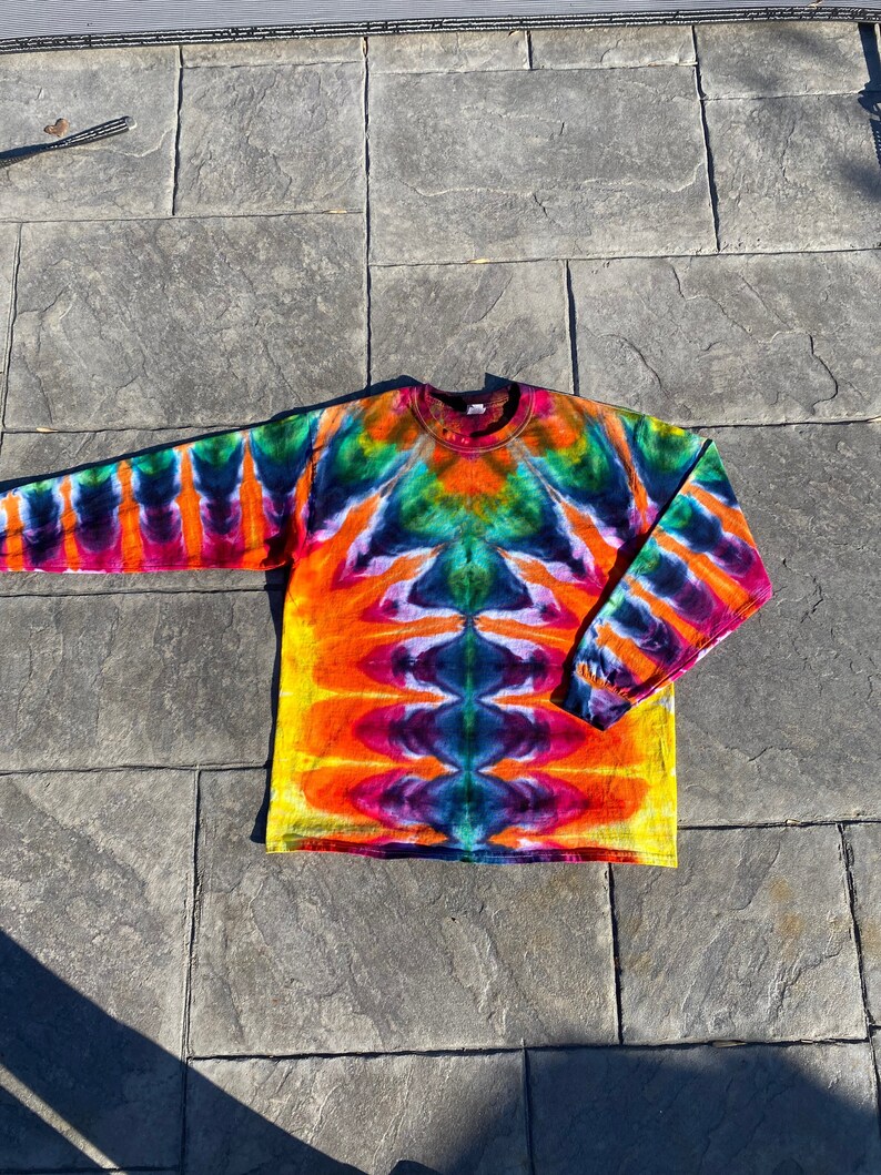 Tie Dye Long Sleeve Shirt Tie Dye T-shirt Tie Dye - Etsy