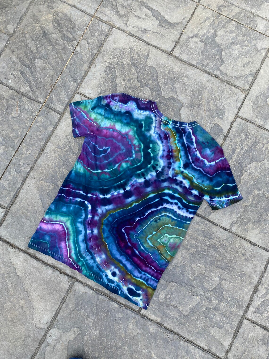 Tie Dye Shirt Hippie Clothes Geode T-shirt Tie Dye | Etsy