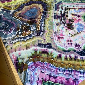 Tie Dye Bedding Geode Tie Dye Sheets Tie Dye Sheets Boho - Etsy