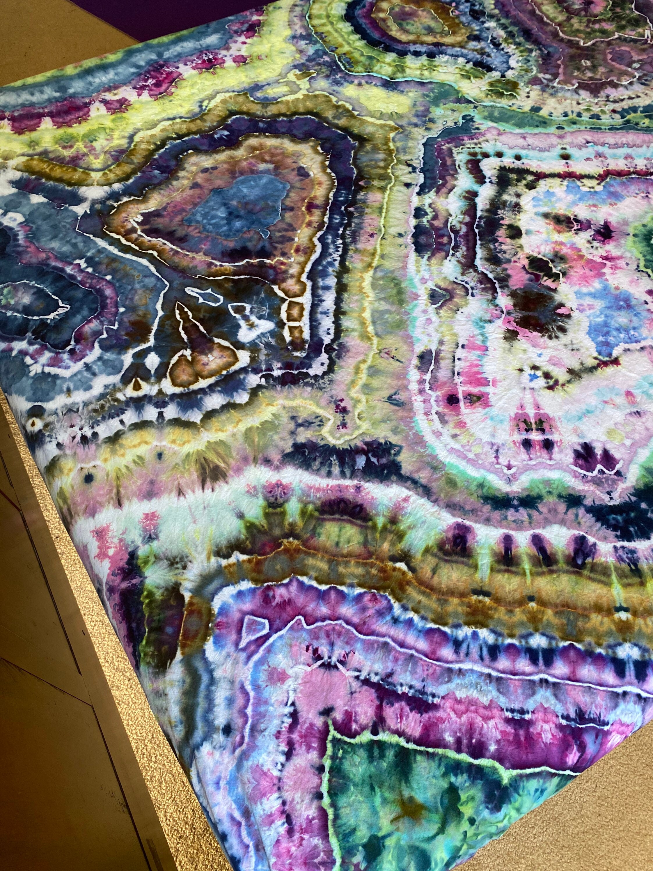 Tie Dye Bedding Geode Tie Dye Sheets Tie Dye Sheets Boho | Etsy