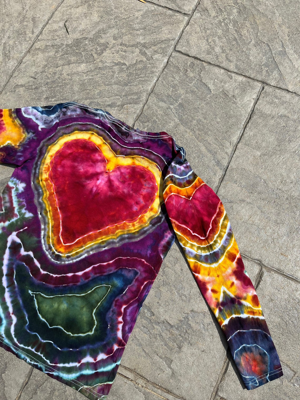 Tie Dye Long Sleeve Shirt Tie Dye T-shirt Tie Dye - Etsy