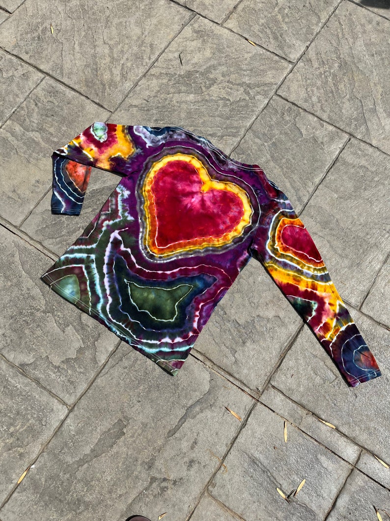 Tie Dye Long Sleeve Shirt Tie Dye T-shirt Tie Dye - Etsy