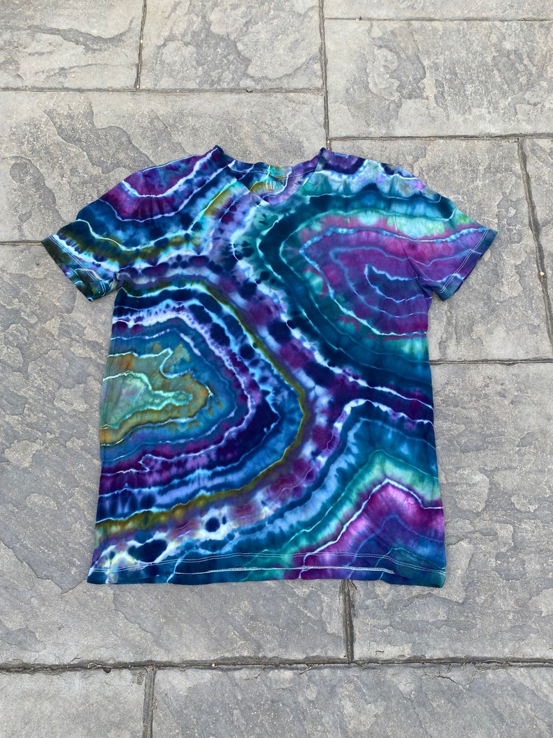 Tie Dye Shirt Hippie Clothes Geode T-shirt Tie Dye - Etsy