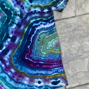 Tie Dye Shirt Hippie Clothes Geode T-shirt Tie Dye T-shirt Boho ...