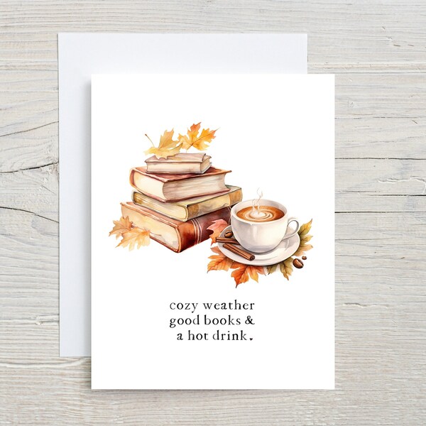 Fall Greeting Card - Etsy