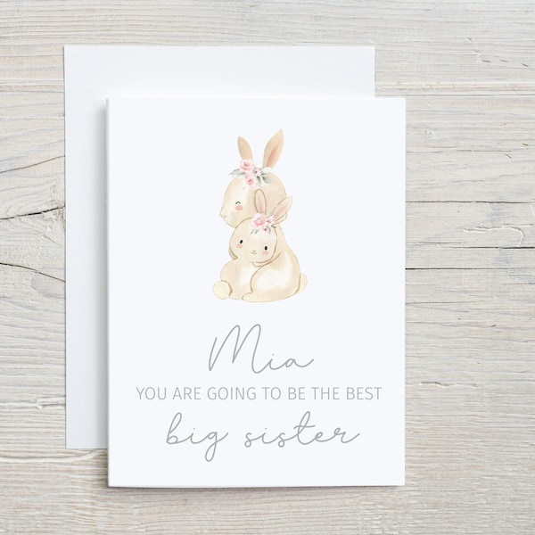 Congratulations on New Baby for Sibling Card - Etsy