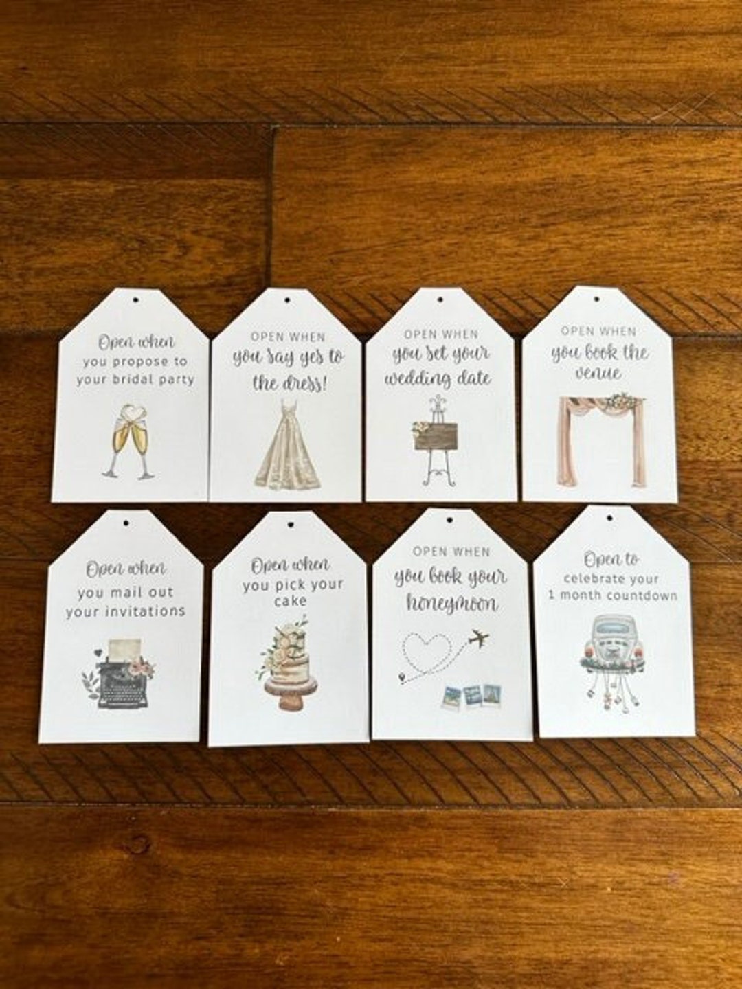 Digital DOWNLOAD- Wedding Planning Milestones, Engagement Gift ...