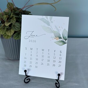2026 Desk Calendar, Easel Desk Calendar, Mini Office Desk Calendar 2026 ...