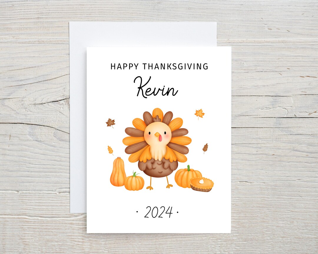 Thanksgiving Card for Son or Daughter, Card for Niece or Nephew ...
