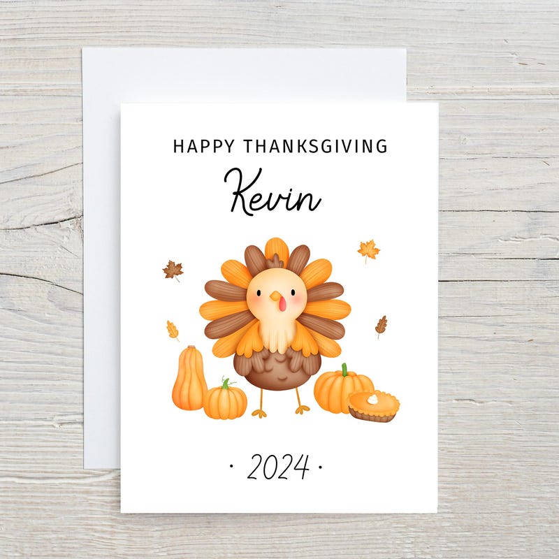 Turkey Card - Etsy