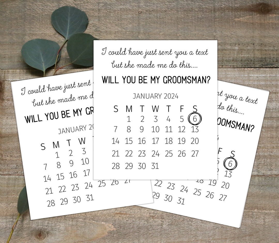 I Could Have Just Sent You a Text, She Made Me Do It, Groomsman Card ...