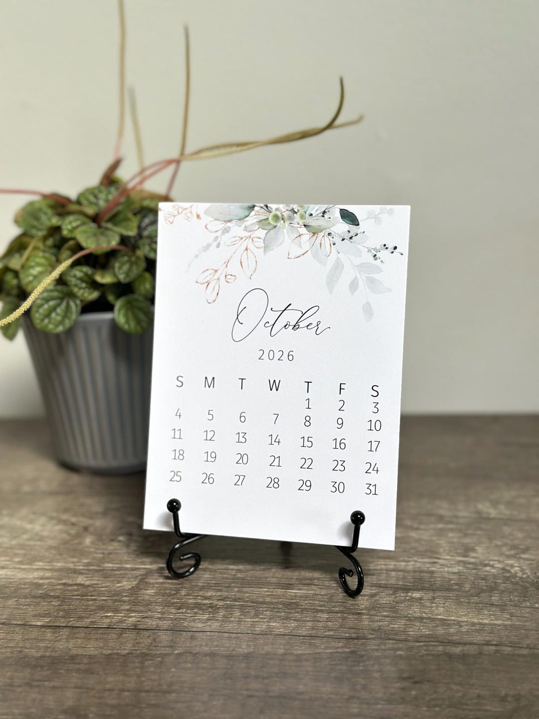 2026 Desk Calendar, Easel Desk Calendar, Mini Office Desk Calendar 2026 ...