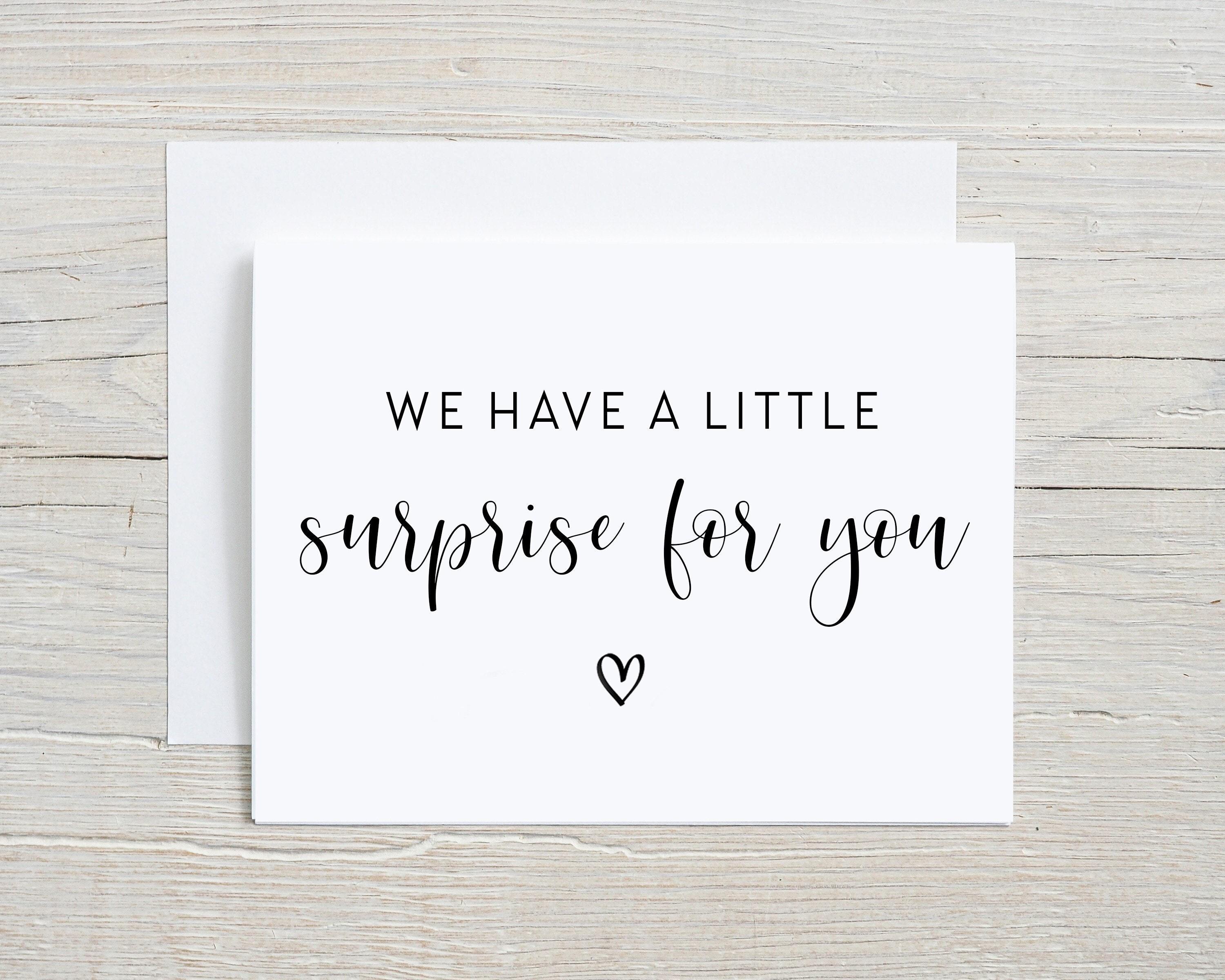 We Have a Little Surprise for You Pregnancy Announcement - Etsy