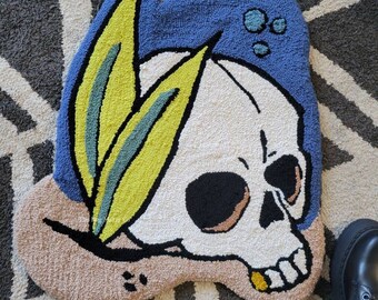 Old School Rug | Etsy