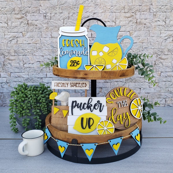 Lemonade Tier Tray - Etsy