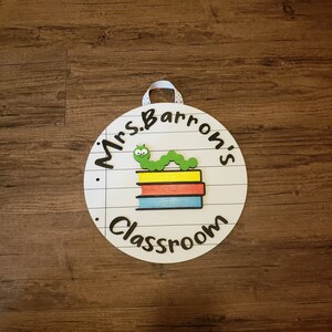 Classroom Welcome Sign, Interchangeable Classroom Sign, Customizable ...