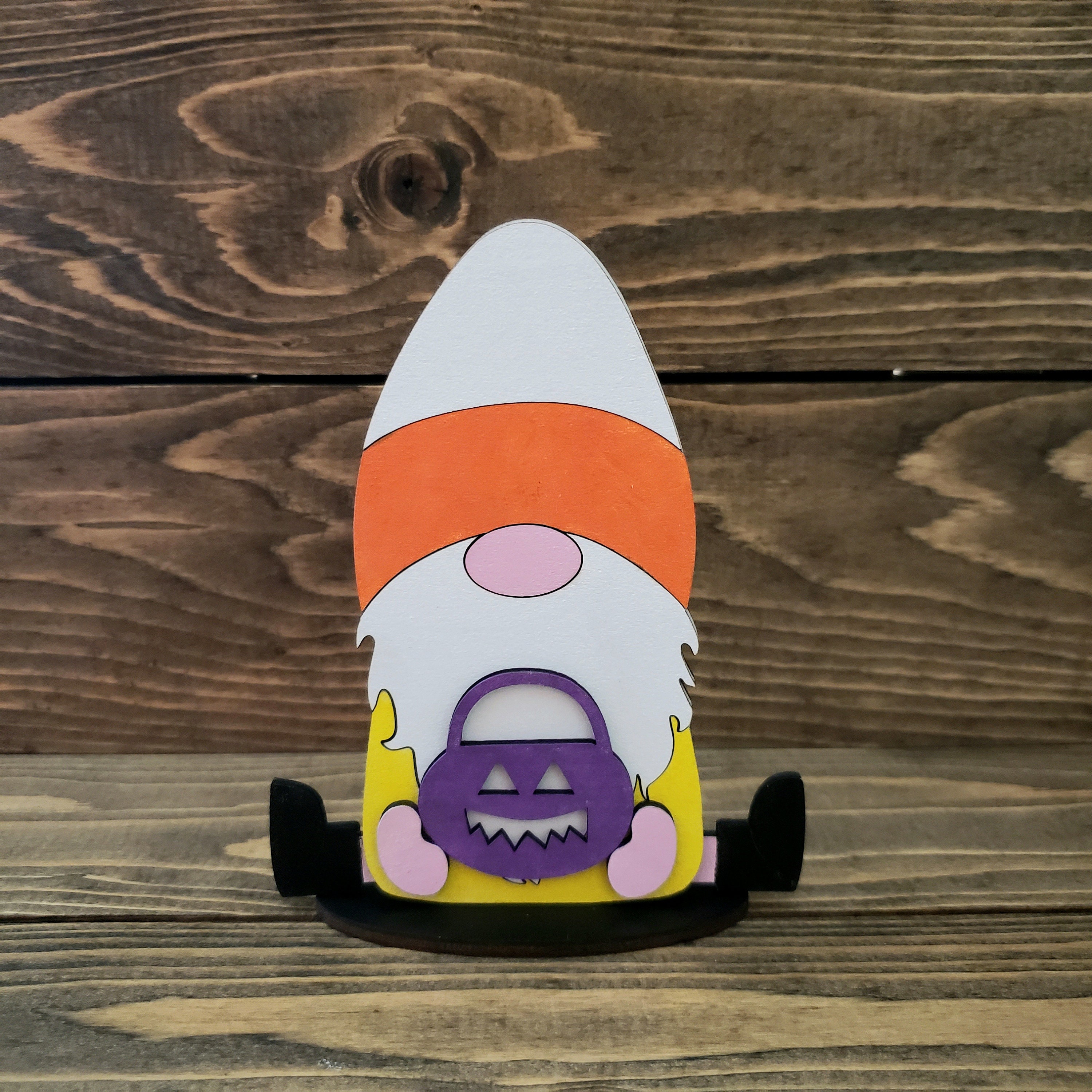 Halloween Costumed Monster Gnomes, Wooden Halloween Gnomes, Standing ...