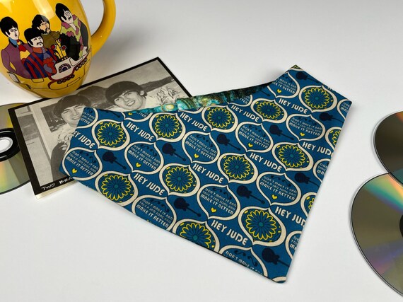Beatles Reversible Pet Bandana - Etsy