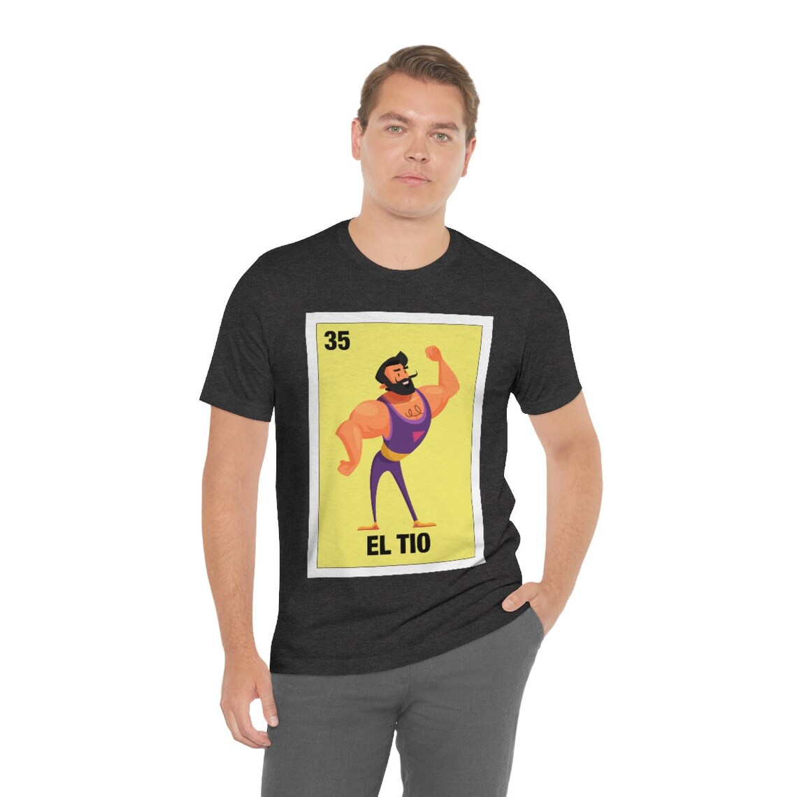 El Tio Mexican Loteria Unisex T-shirt El Tio Mexican Bingo - Etsy