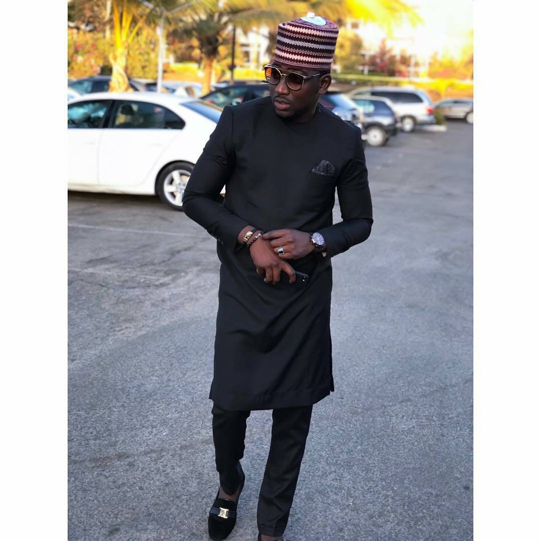 African Suit, Black Suit, Groomsmen Suit, Groom's Suit, Senator Wear ...