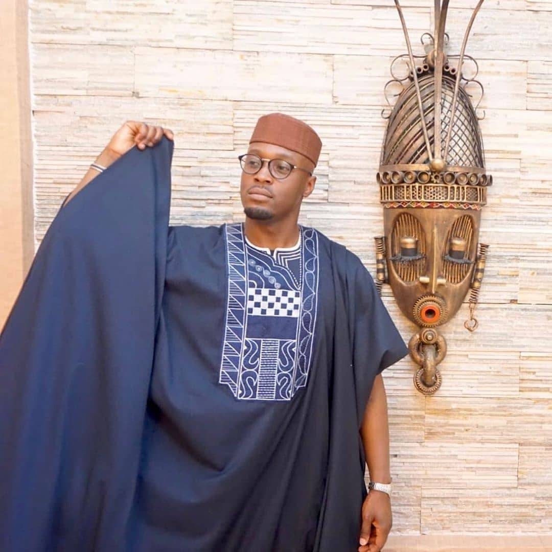 Navy Blue AGBADA, AGBADA for Men, African AGBADA, African Wedding Suit ...