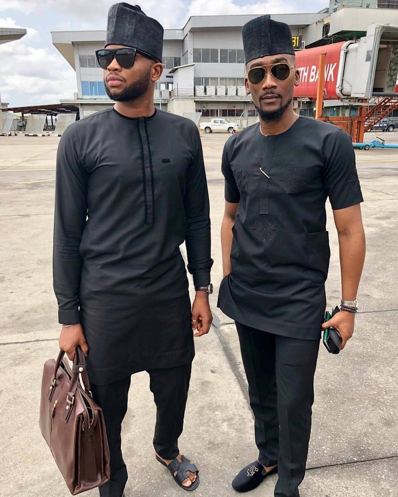 Men's Traditional Wear, Men's Kaftan, African Men's Clothing, African ...