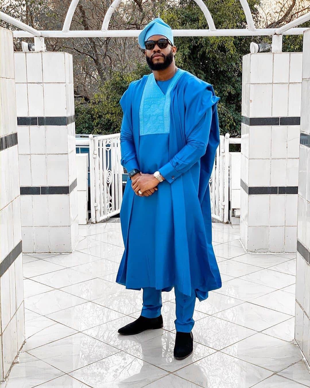 Royal Blue AGBADA African AGBADA Wedding Suit African - Etsy