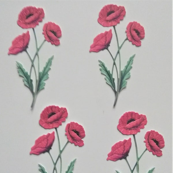 Poppy Die Cut - Etsy