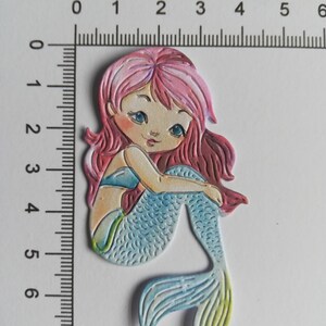 9 Mermaid Die Cuts, 3 Sets of 3 Die Cut Mermaids - Etsy