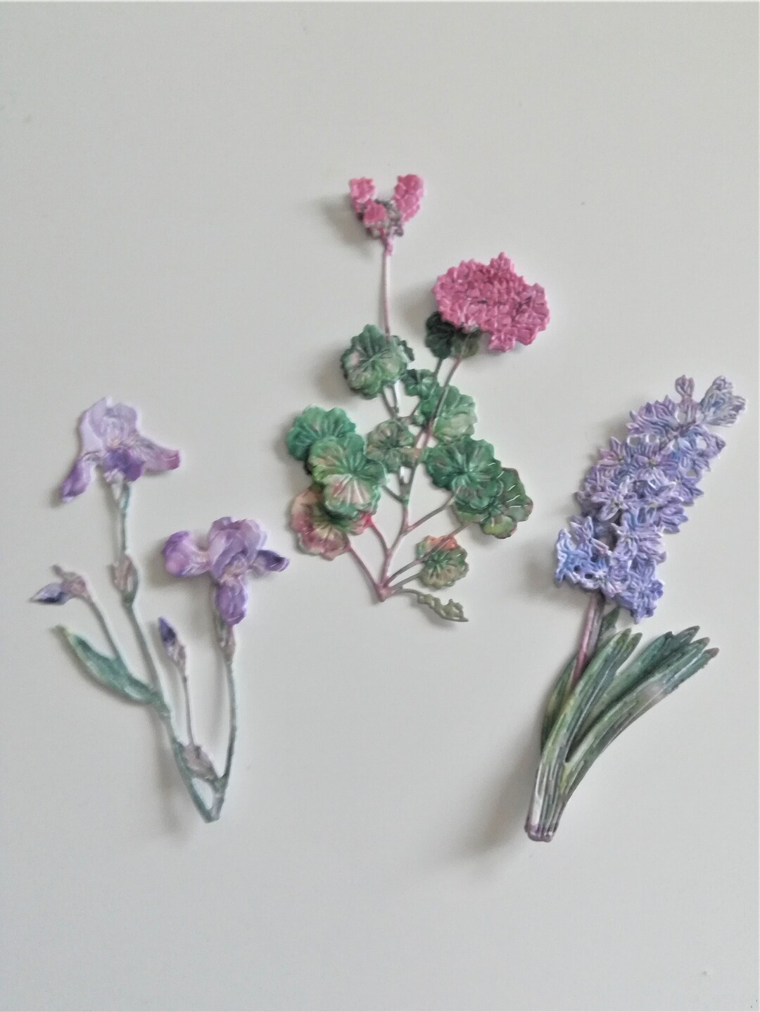 In the Field Flower Die Cuts for Card Making and Scrapbooking Paper ...