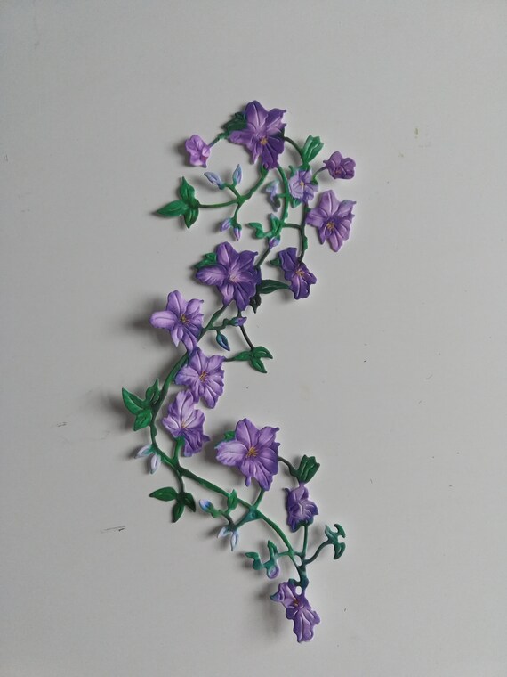 Trailing Clematis Die Cuts Tattered Lace Charisma Flowers | Etsy