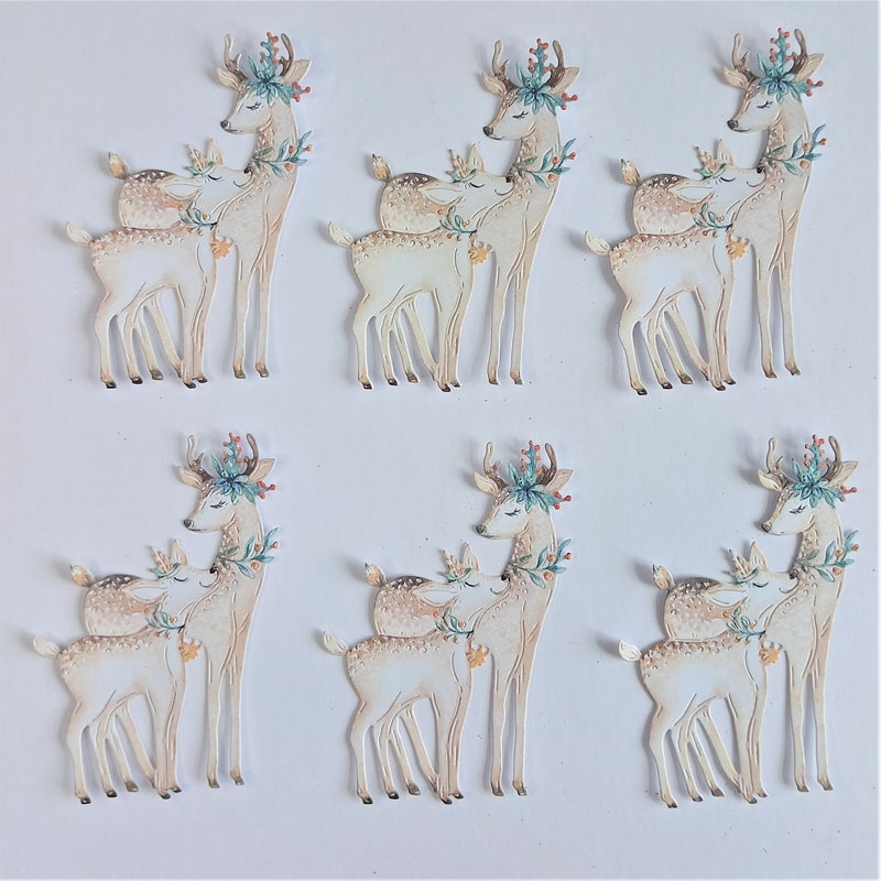 Christmas Deer Cut Outs - Etsy
