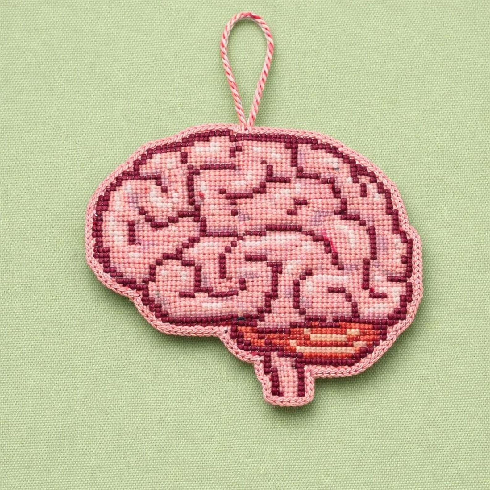 Brain Needlepoint Chart - Etsy