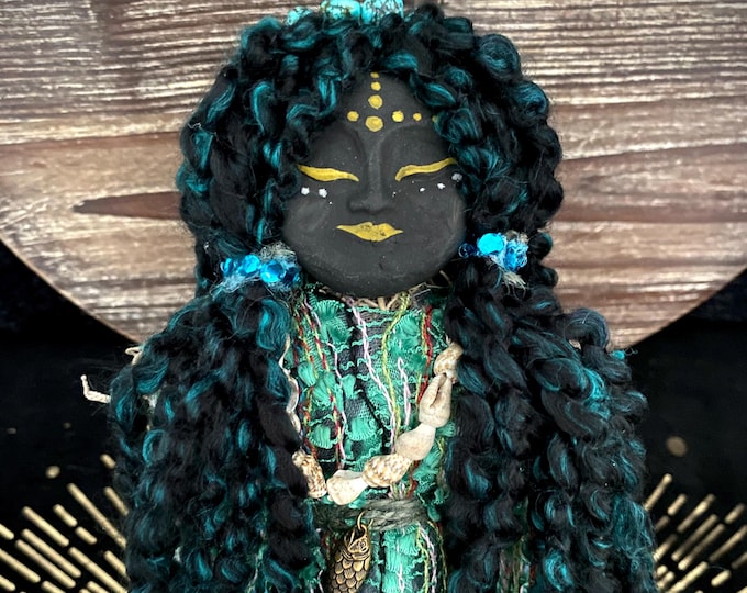 La Sirene Voodoo Doll, Voodoo Altar Doll, Lwa of Luck and Wealth, Safe ...