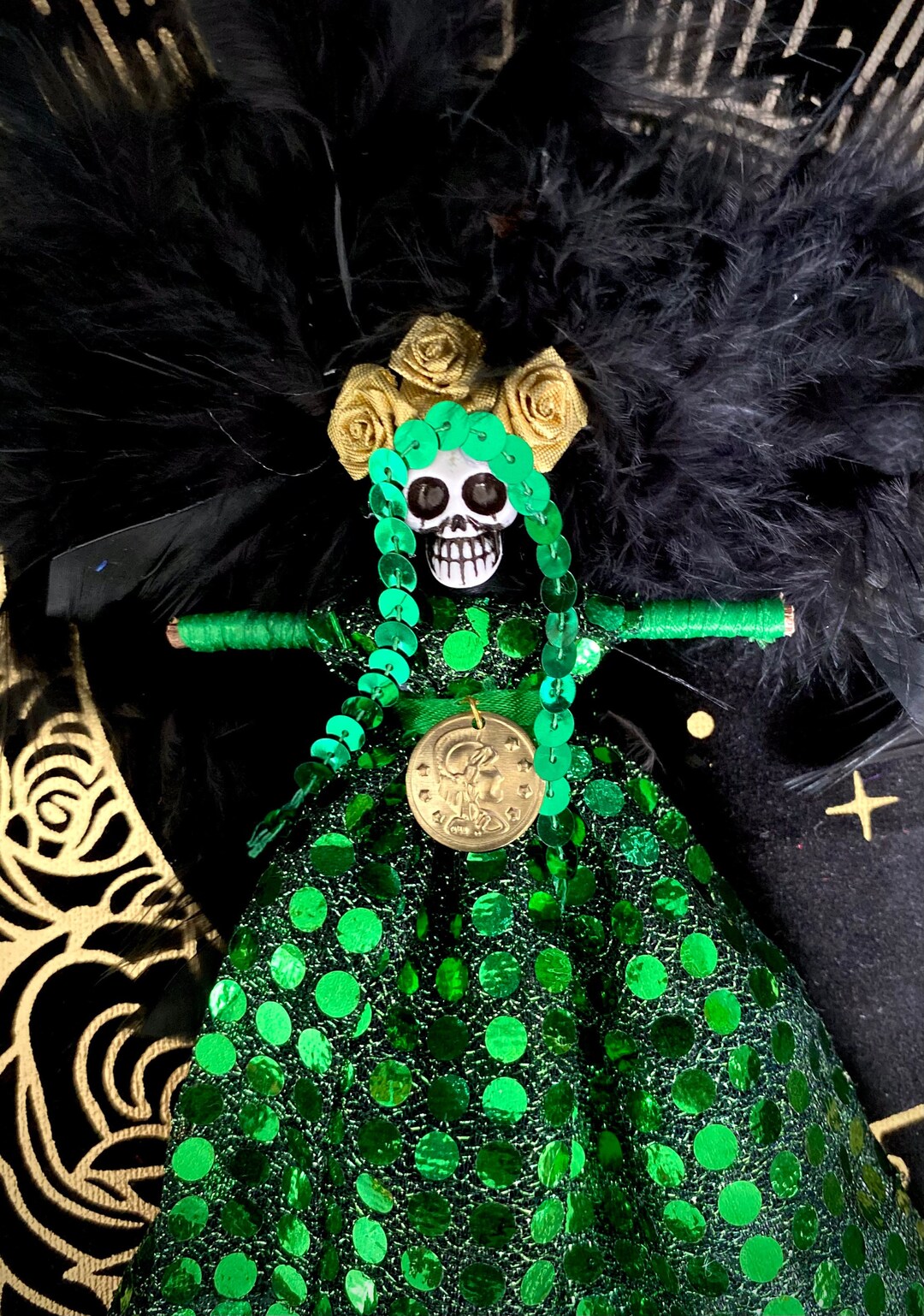 Voodoo Doll for Money Drawing, Money Doll, Juju Doll, New Orleans ...