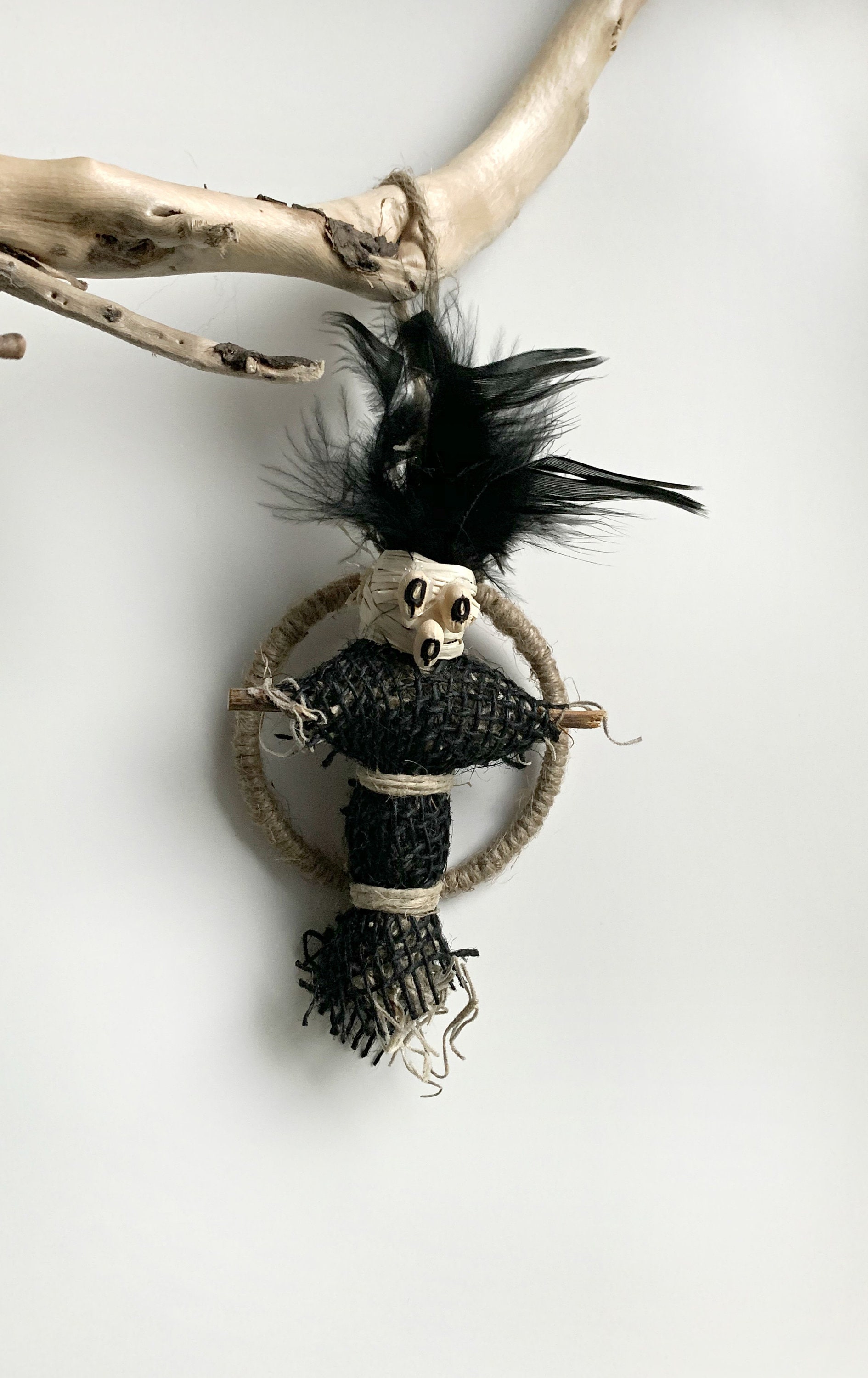 Voodoo Doll Tree Ornament Gothic Tree Ornament Rustic Decor - Etsy