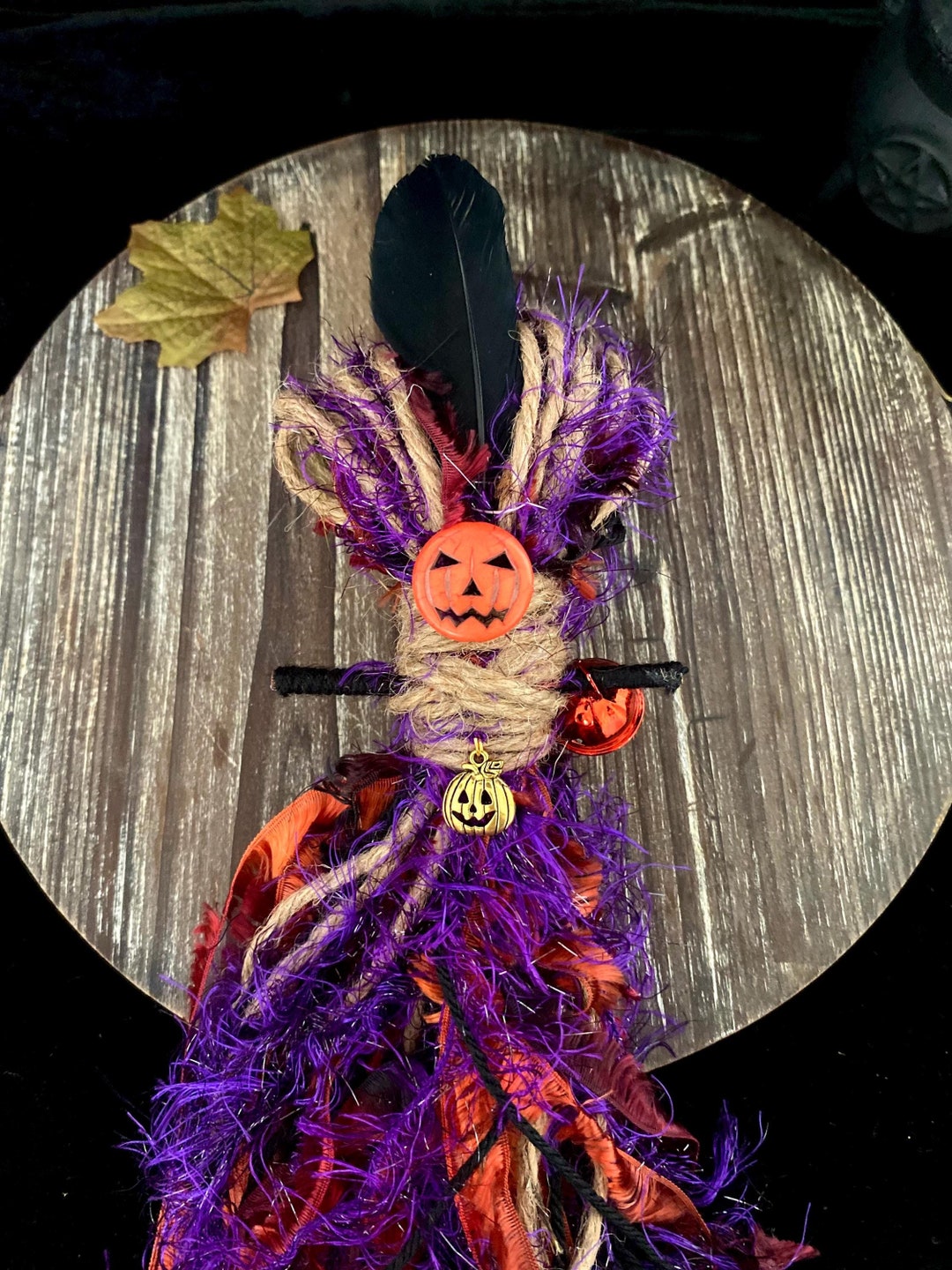 Samhain Rope Doll - Samhain Altar Doll, Halloween Altar Decoration With ...