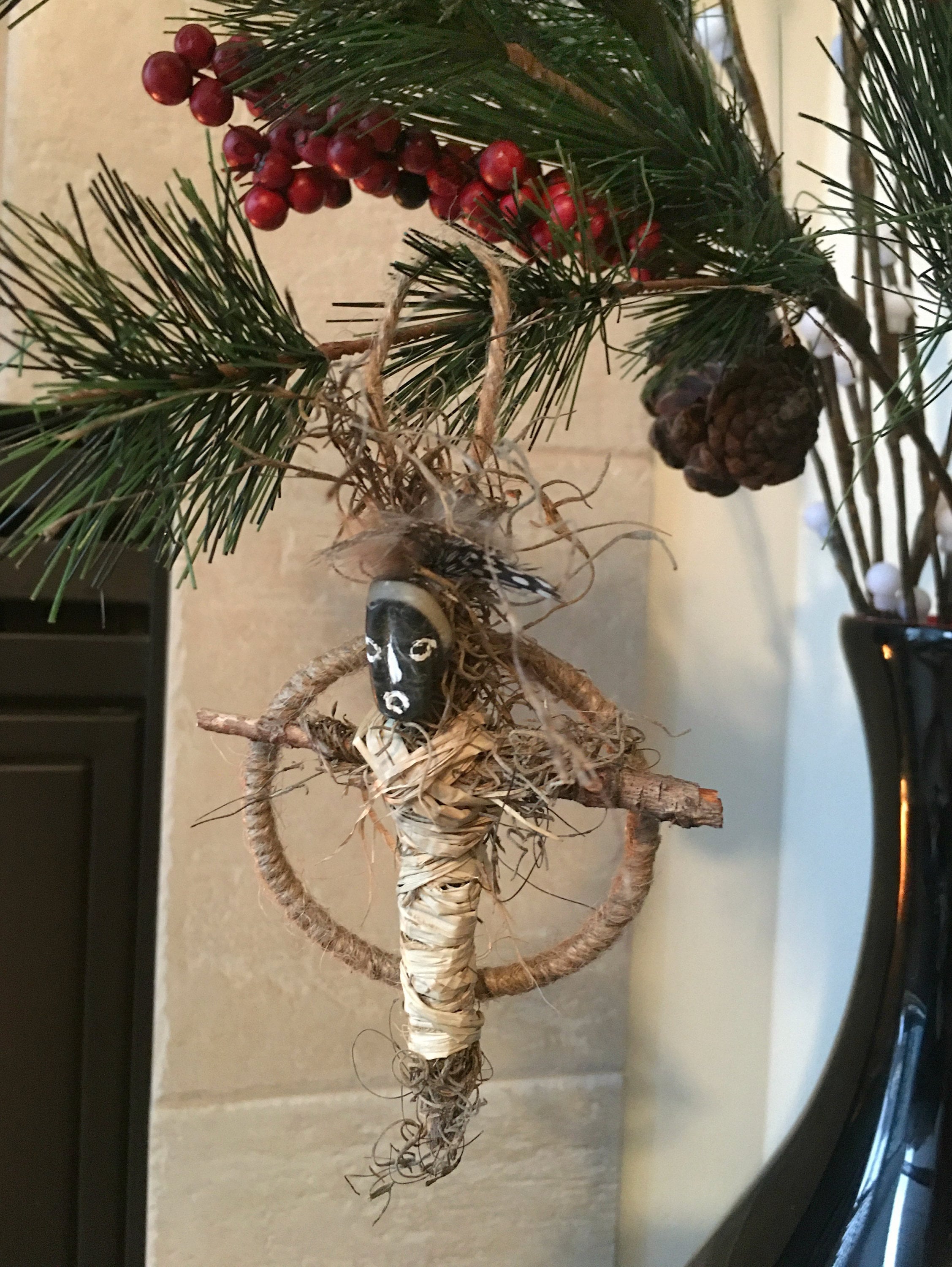 Voodoo Doll Tree Ornament Gothic Tree Ornament Rustic Decor - Etsy