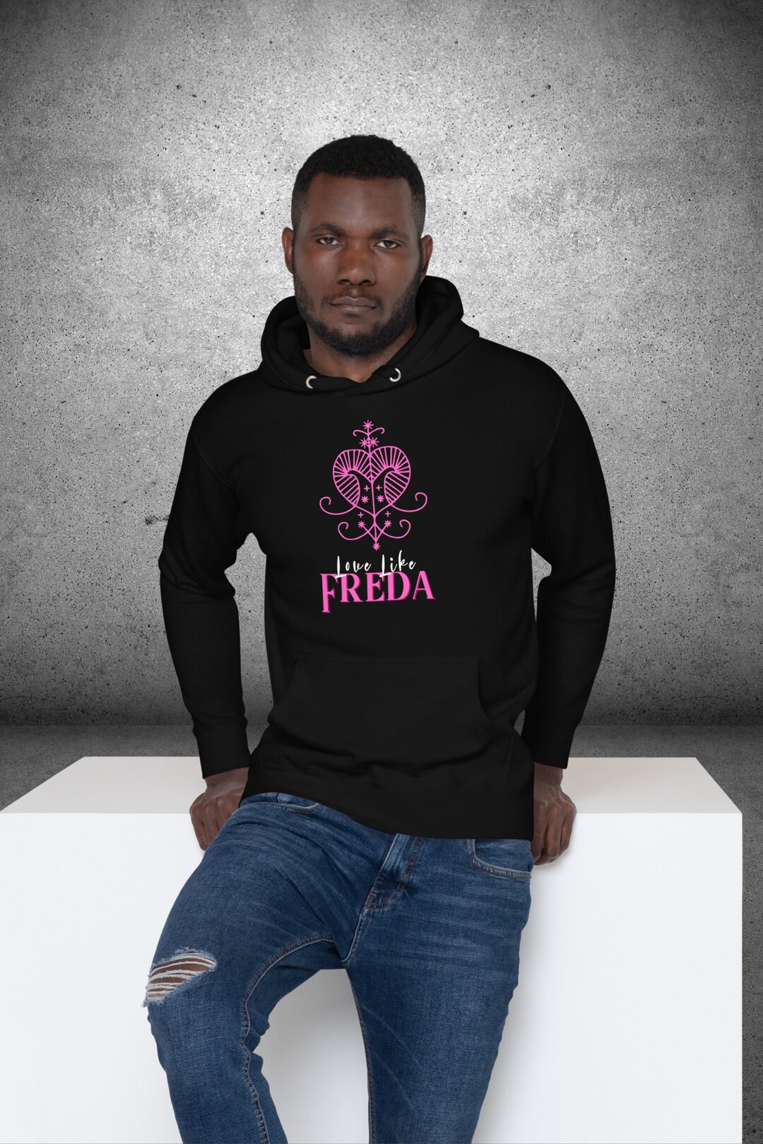 Erzulie Freda Veve Unisex Hoodie, Premium Pullover, Love Like Freda ...
