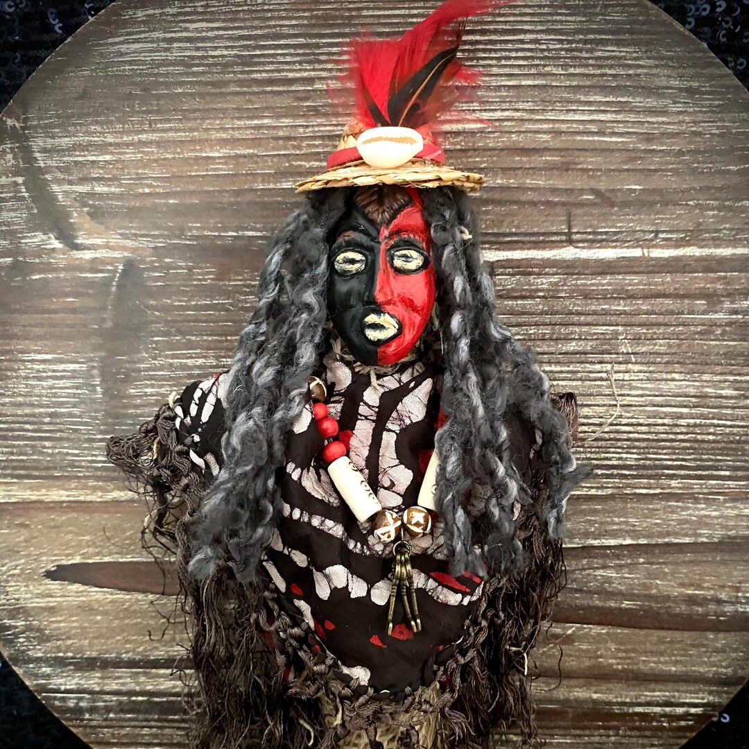 Papa Legba Voodoo Altar Doll Voodoo Doll, Lwa Spirit Doll, Voodoo Loa ...