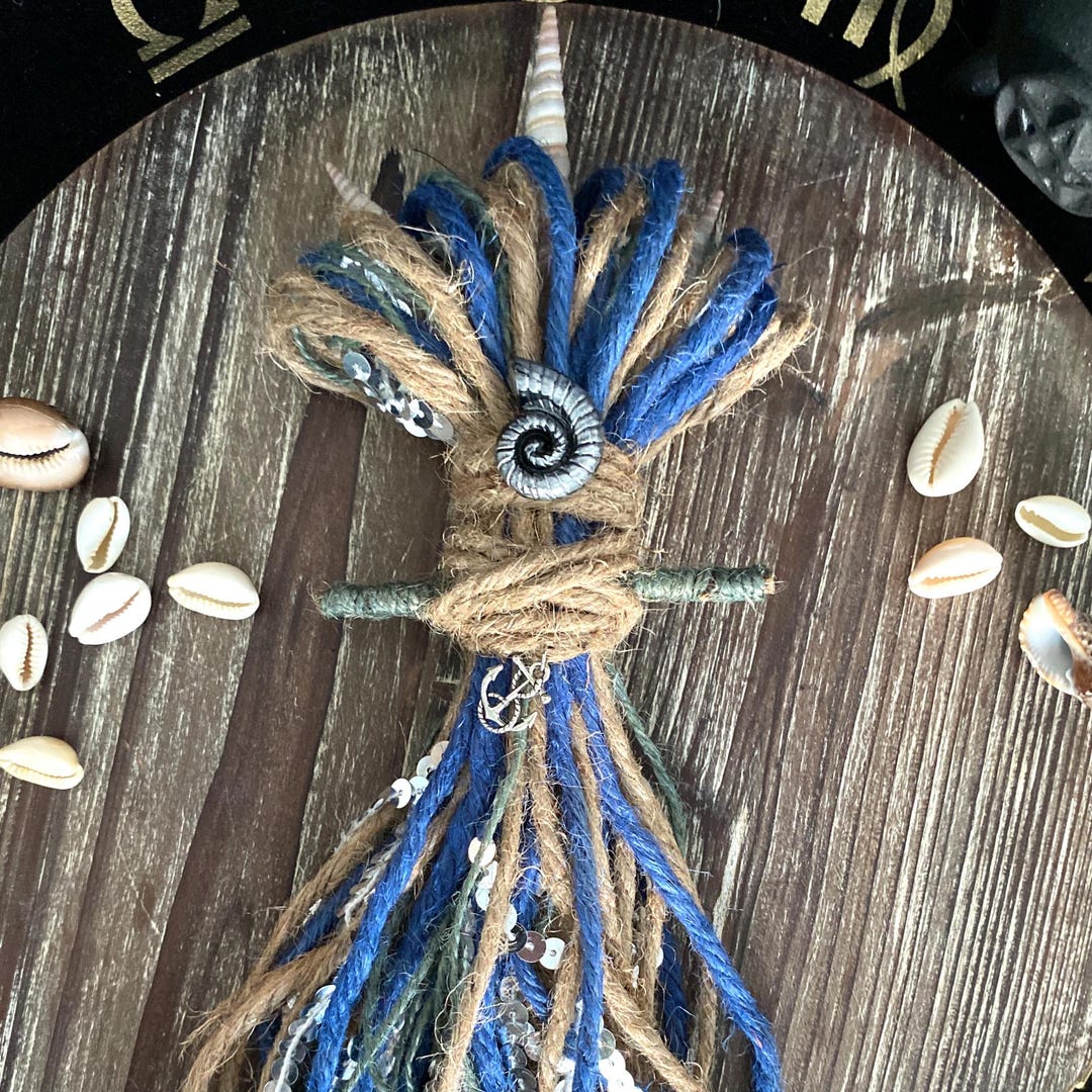 New Orleans Old-style Rope Doll, Voodoo Doll for the Sea Witch, Inner ...