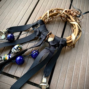 Door Hanger Witches Bells, Door Charm, Witchy, Mini Wreath, Talisman ...