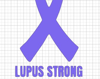 Lupus Awareness Sticker, Lupus Stickers, Purple Awareness Ribbon ...
