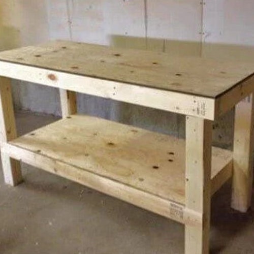 DIY Workbench Step by Step Instruction Plans - Etsy