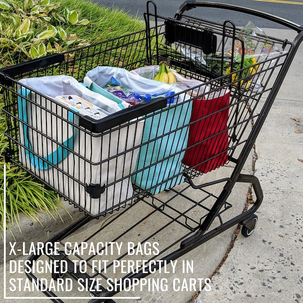 Reusable Grocery Bag - Etsy