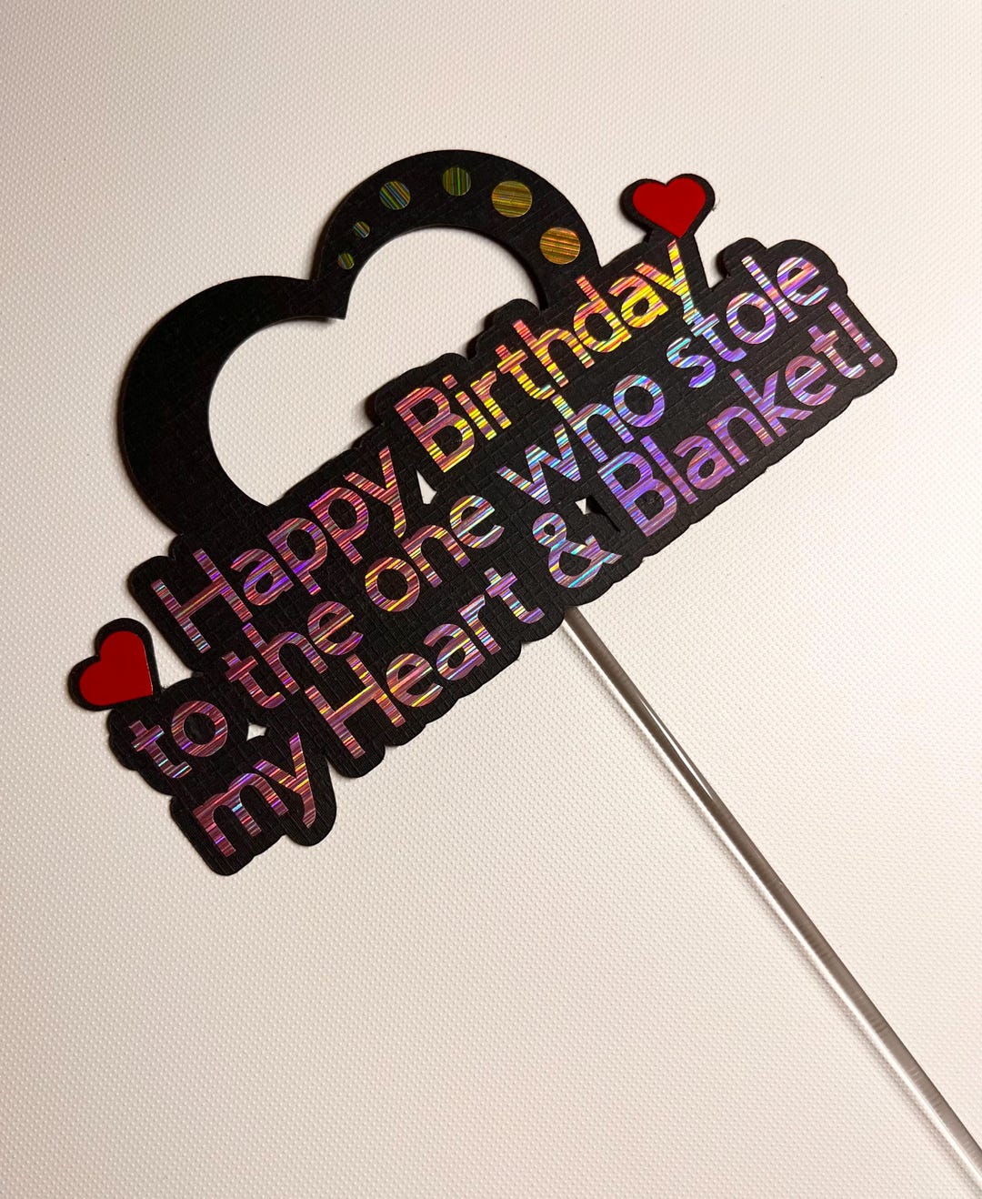 Fun&love Message Cake Topper - Etsy