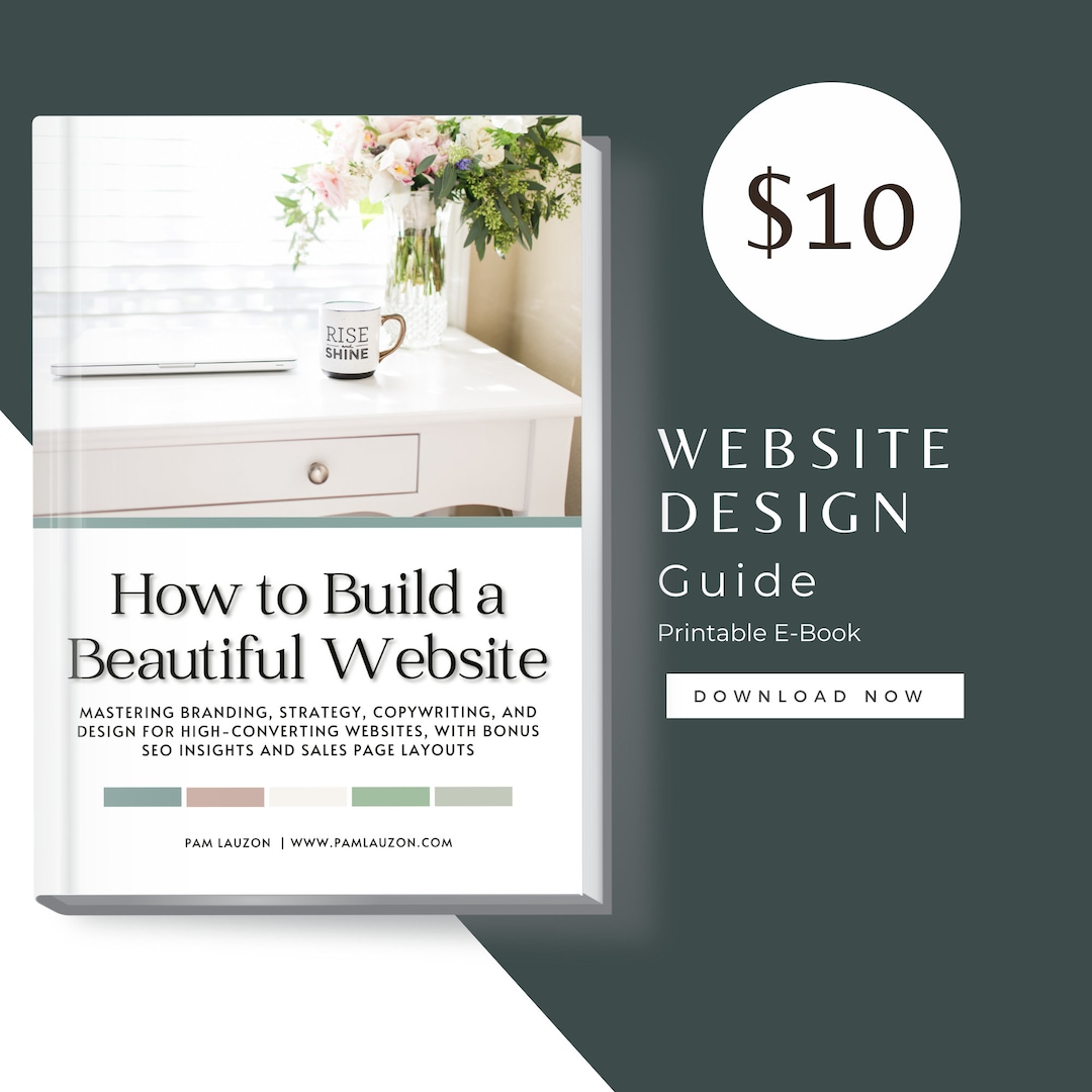 How-to Create a Website That is Beautiful and Professional, E-book - Etsy