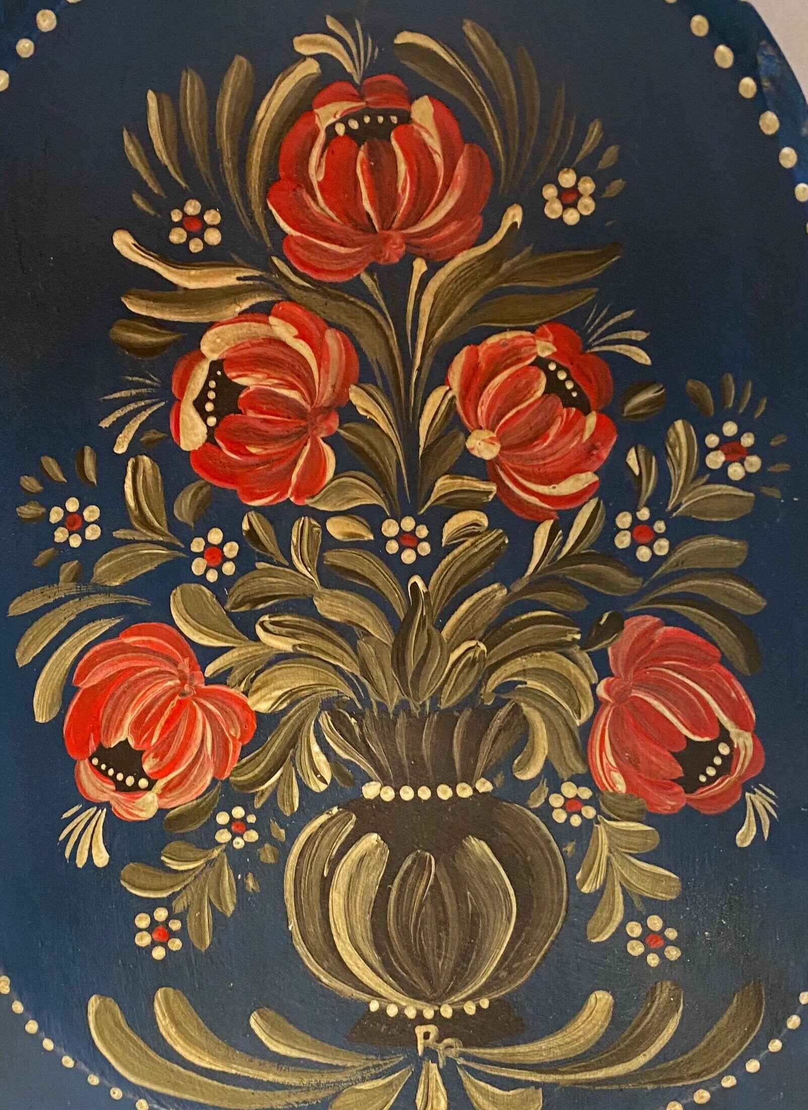 Decorative Wooden Scoop German Bauernmaleri - Etsy